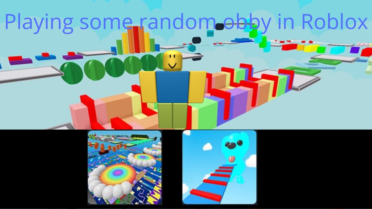 Playing Some Random Obby In Roblox - YouTube