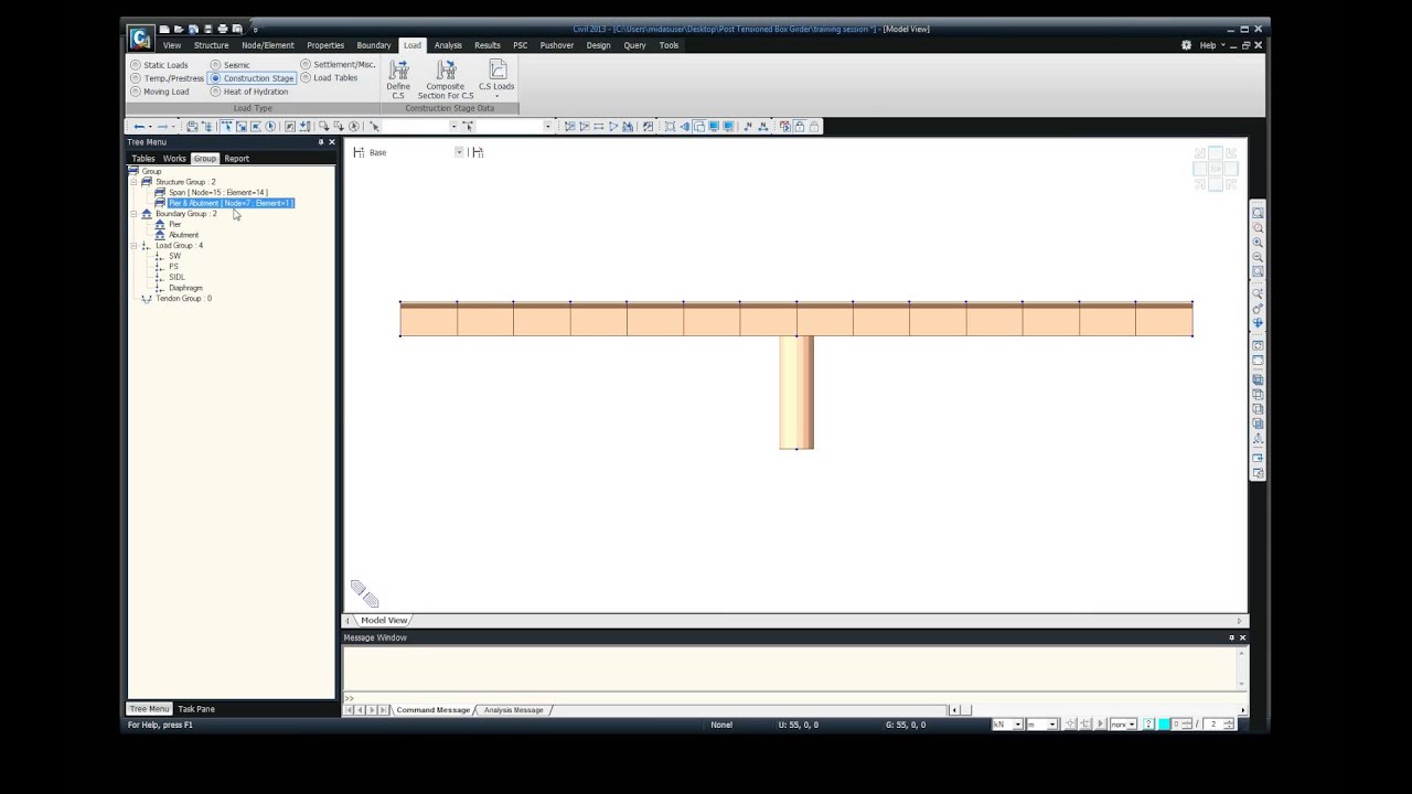 [MIDAS e-Learning]Post-Tensioned Box Girder Bridges Modeling, Analysis ...