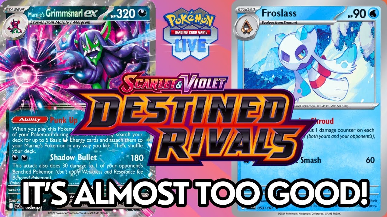 Marnie’s Grimmsnarl ex is the best new Destined Rivals deck! - YouTube