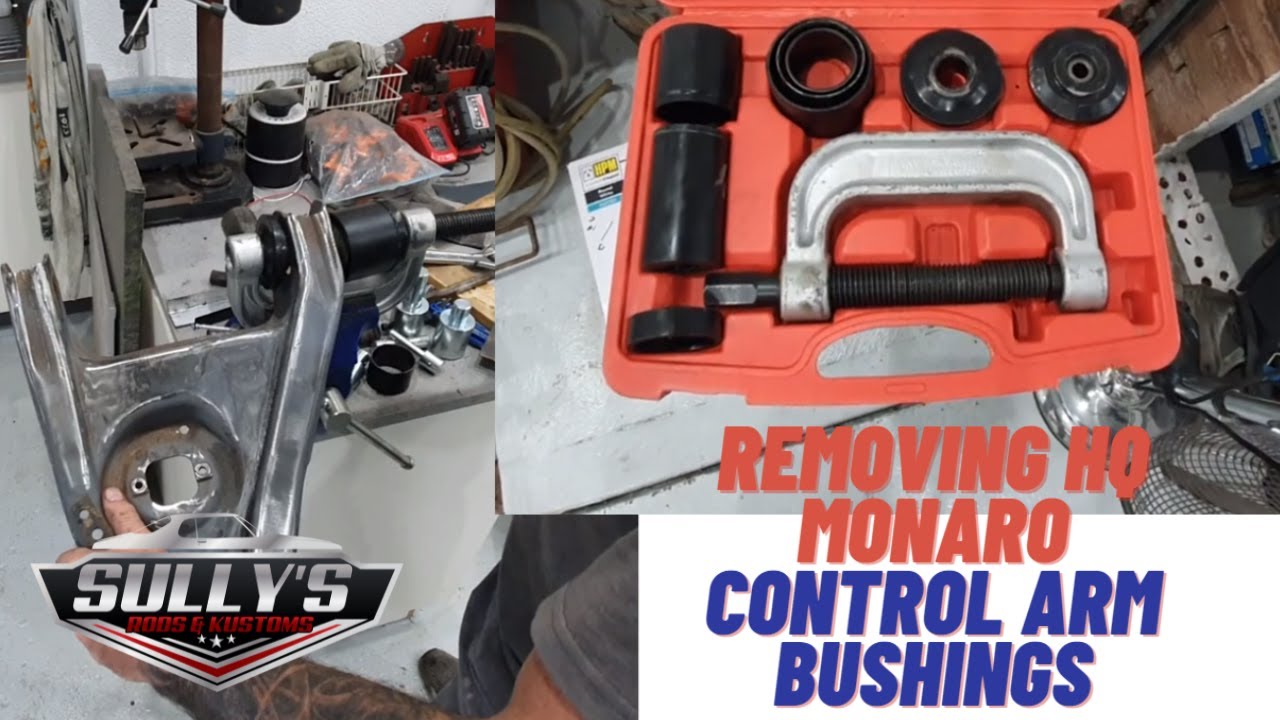 How to remove Kingswood or Monaro Control arm bushings the correct way ...