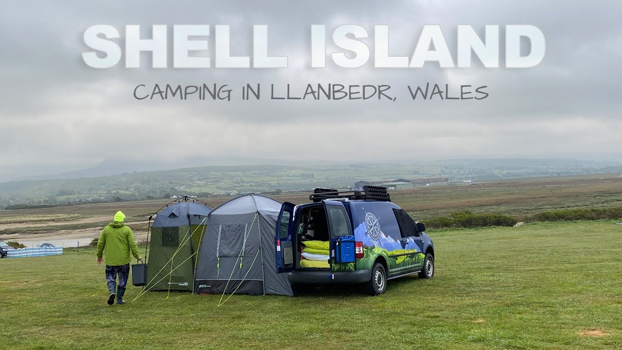 Van Camping at Shell Island, Wales - YouTube