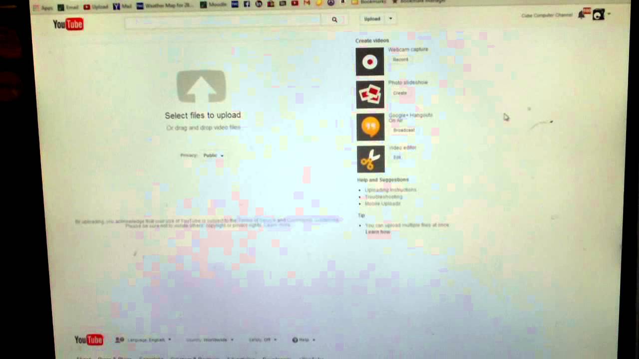 YouTube Upload Page Crashes in Chrome - YouTube, FIX IT! - YouTube
