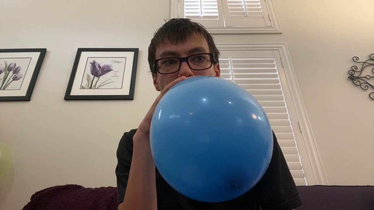 Inflating a balloon #2392 - YouTube