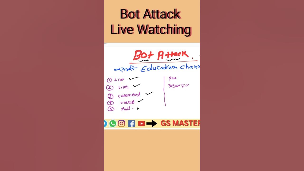 Bot Attack Live Watching Education | Education Channel पर हो रहा है Bot Attack | Bot Attack ...