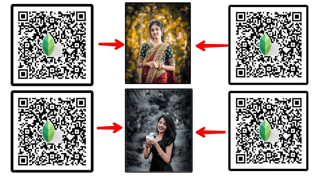 Snapped QR Code Download Kaise Kare 2024 || Snapseed QR Code Photo ...