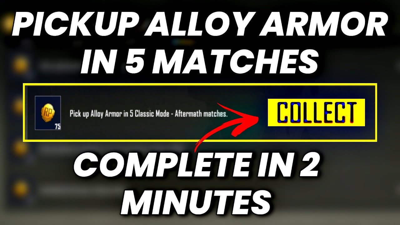 Pick up Alloy Armor in 5 Classic Mode - Aftermath matches - YouTube