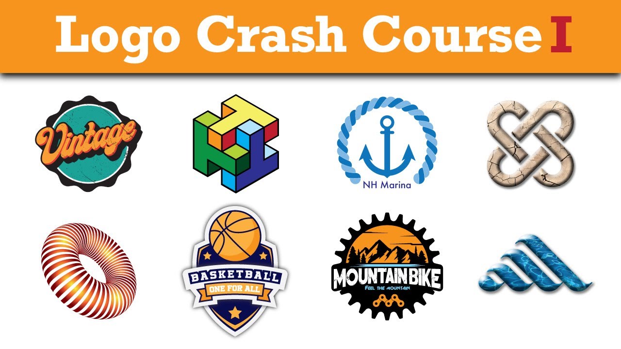 Logo Crash Course (part 1) - Eight Cool Logo Designs - YouTube