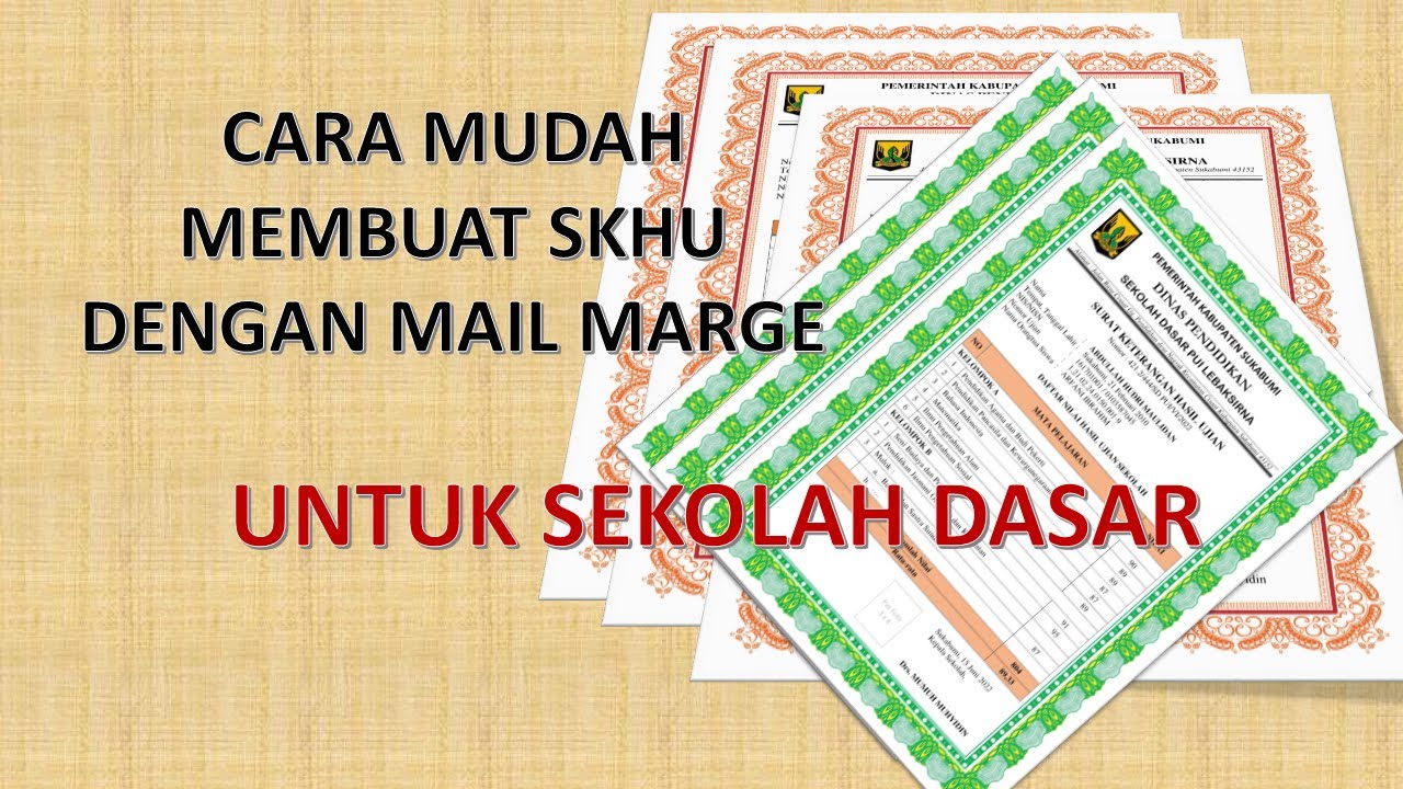 Cara cepat dan mudah membuat SKHU sederhana Part. 01 (di Microsoft Word ...