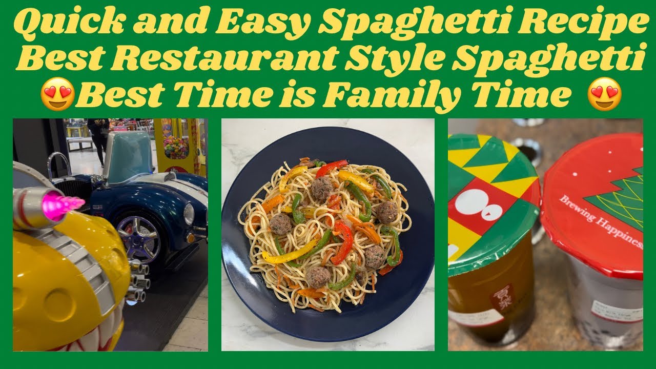 Quick and Easy Spaghetti Recipe || Best Restaurant Style || Recipe Best ...