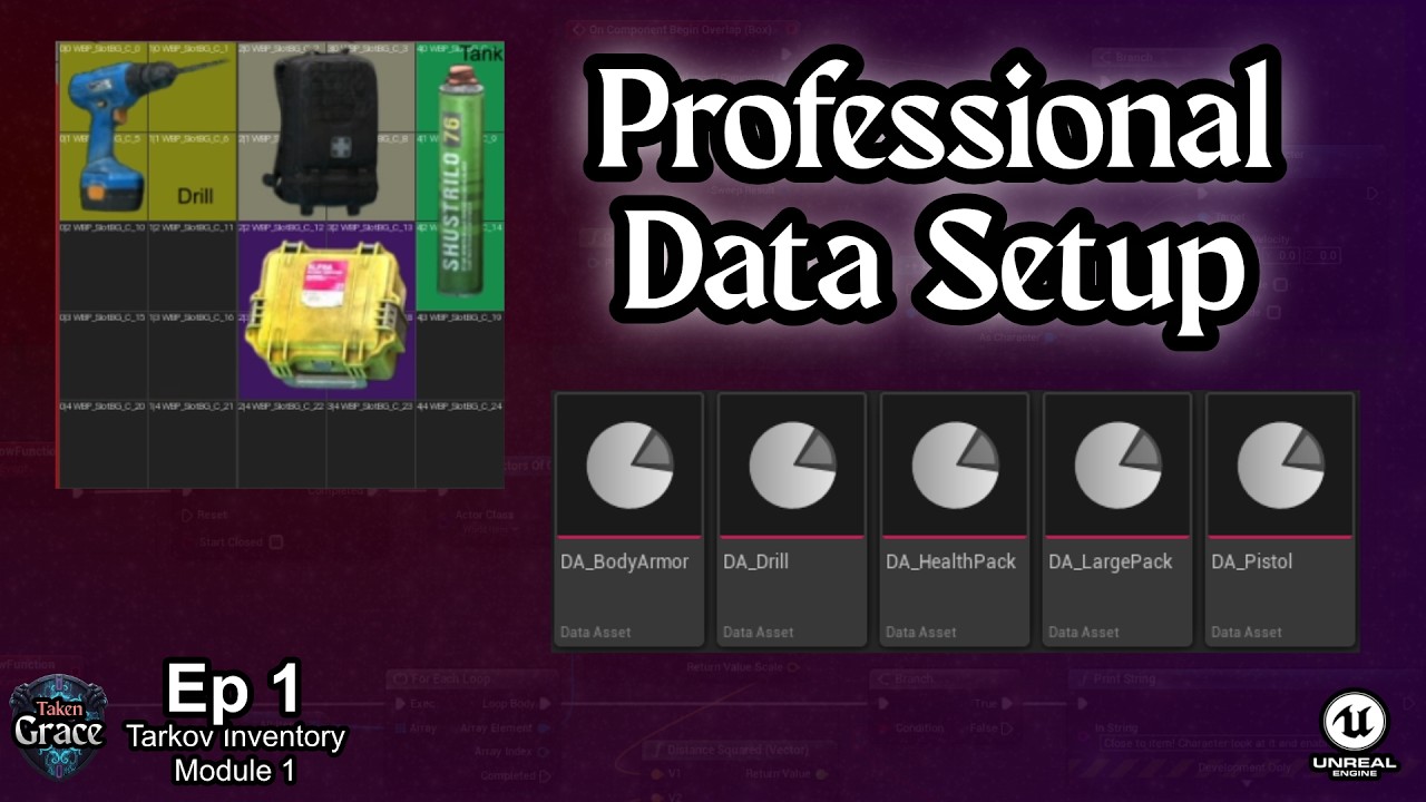 Survival Inventory in UE5 Data & Architecture Ep 1 - YouTube