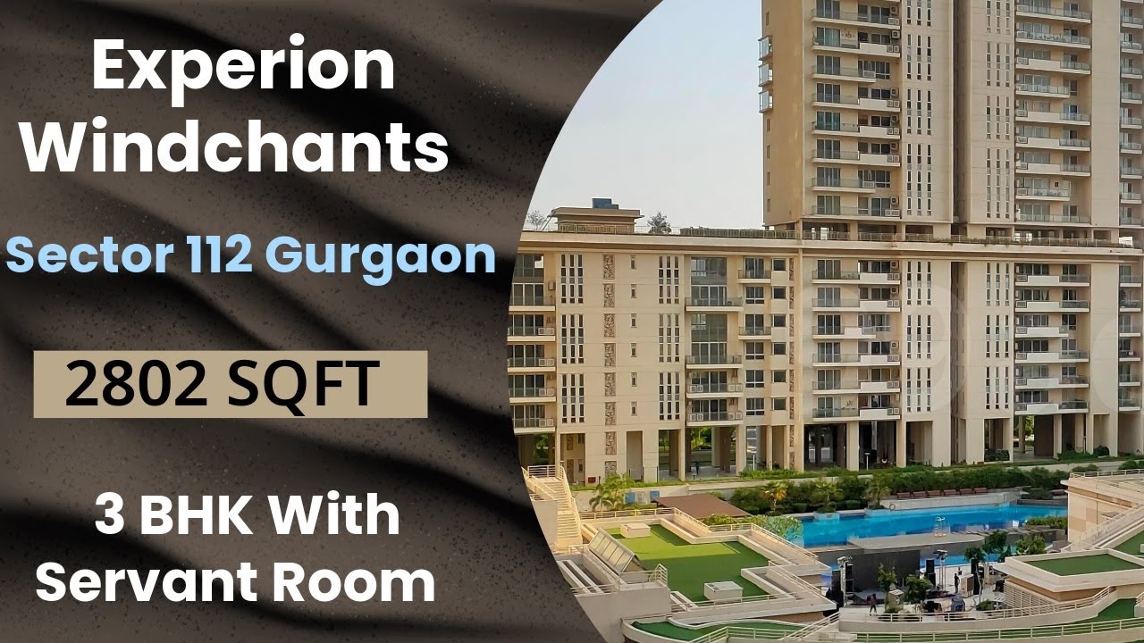 Experion Windchants Sector 112 Gurgaon [ 3 BHK With Servant Room 2802 ...