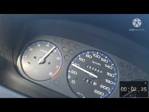 Honda Civic 1.4i S (EJ9) 90hp launch 0-100 km/h