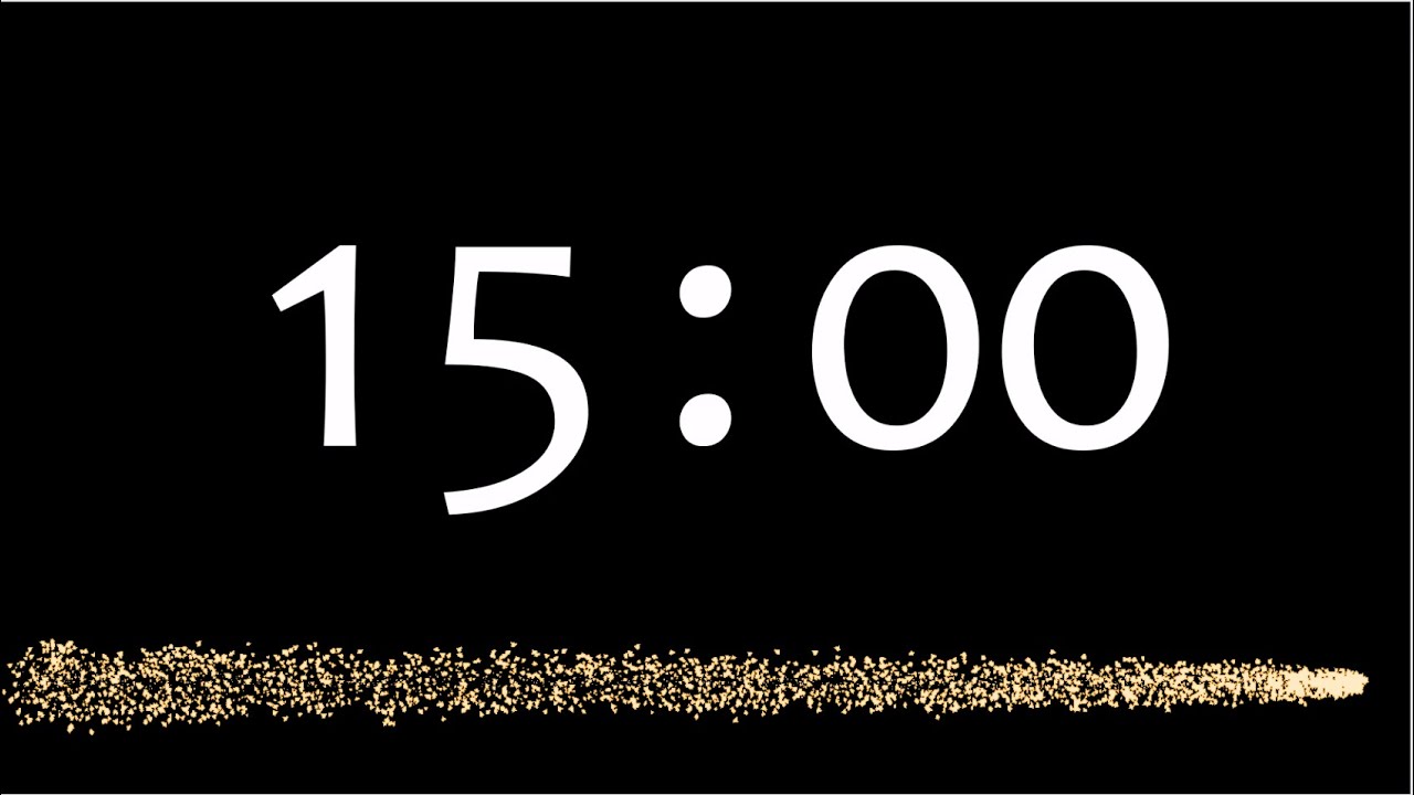 15 min timer 15 min meditation timer with ambient music - YouTube