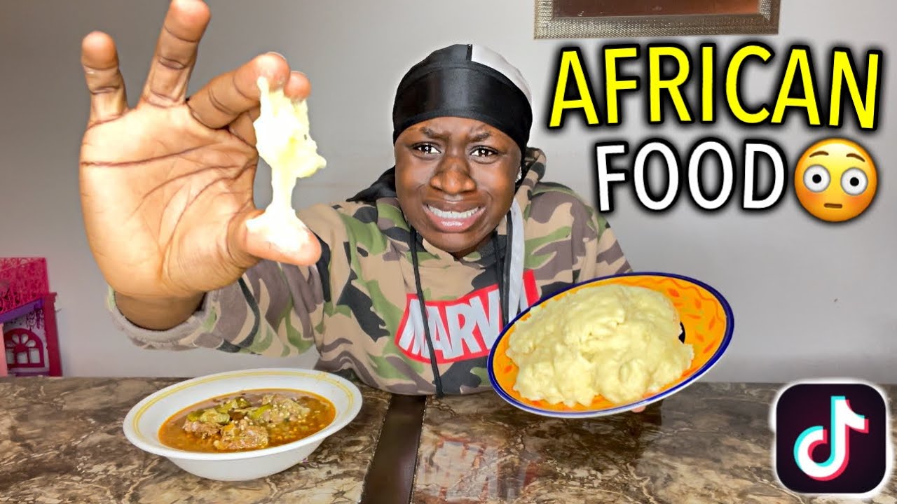 TikTok Trends: Eating an African Dish “FUFU”🥴 *i choked* #MUSTWATCH # ...