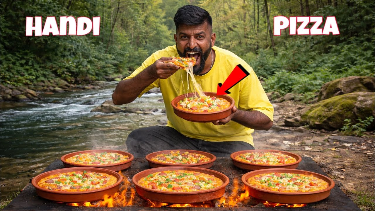 I Invented New Dish "HANDI PIZZA" 🍕 *DESI STYLE* - YouTube
