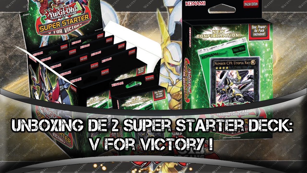 Unboxing de 2 Super Starter Deck: V for Victory ! En Español! Yu-Gi-Oh! - YouTube