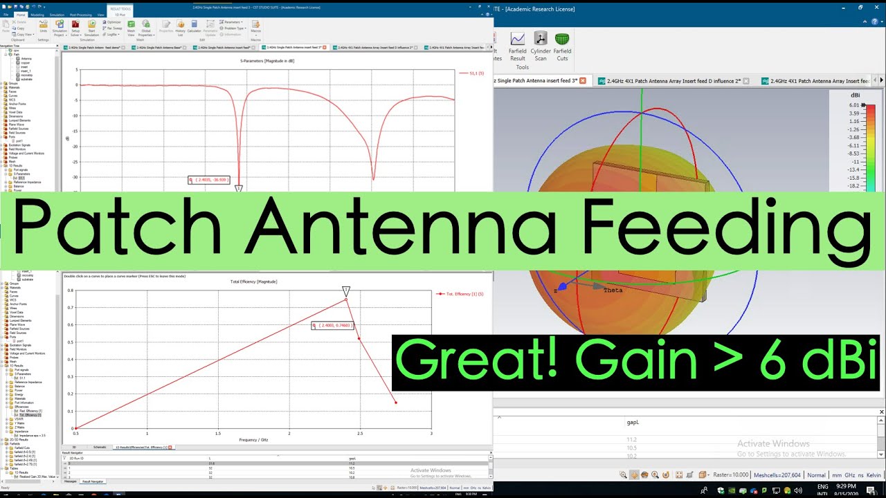 Patch Antenna Feeding - YouTube