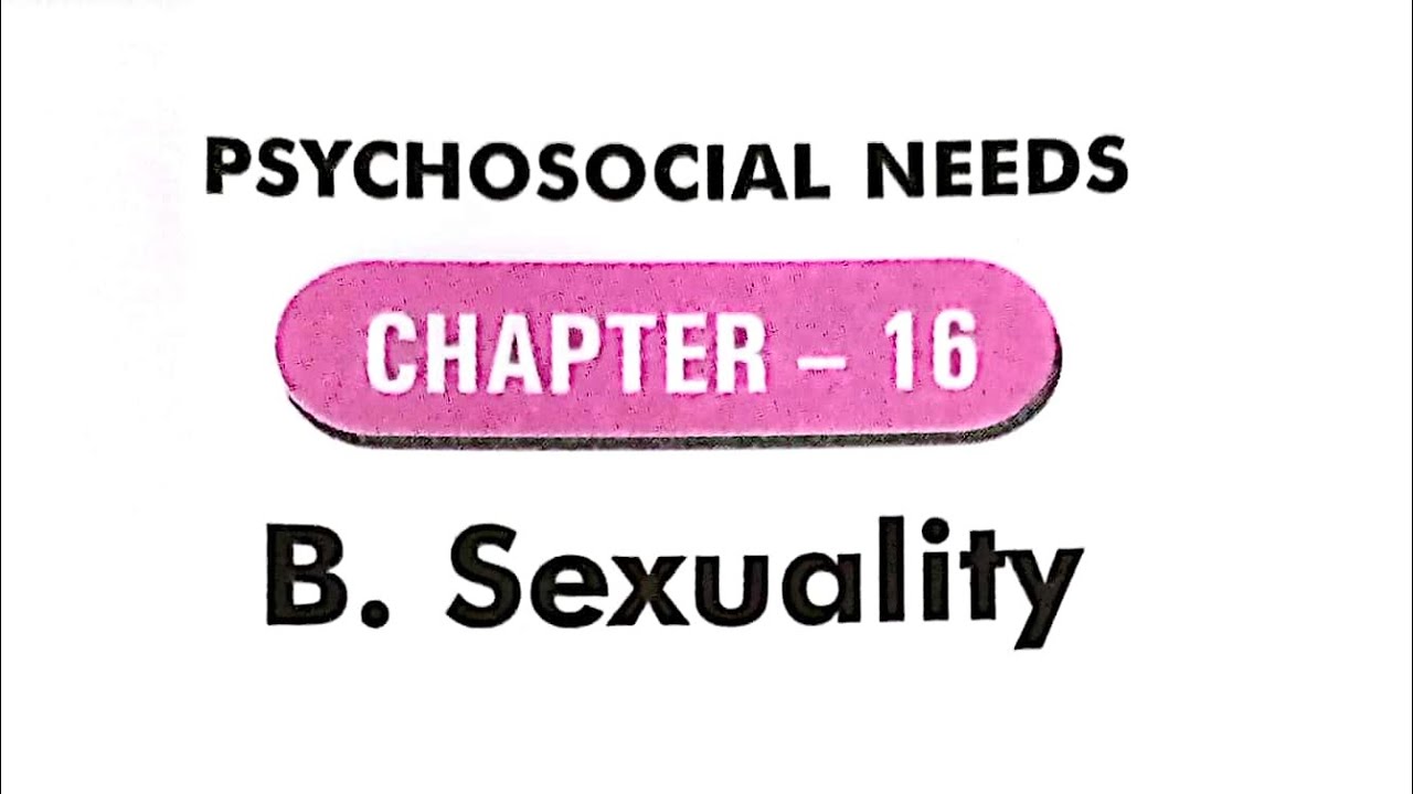 Sexuality Fundamentals Of Nursing Youtube
