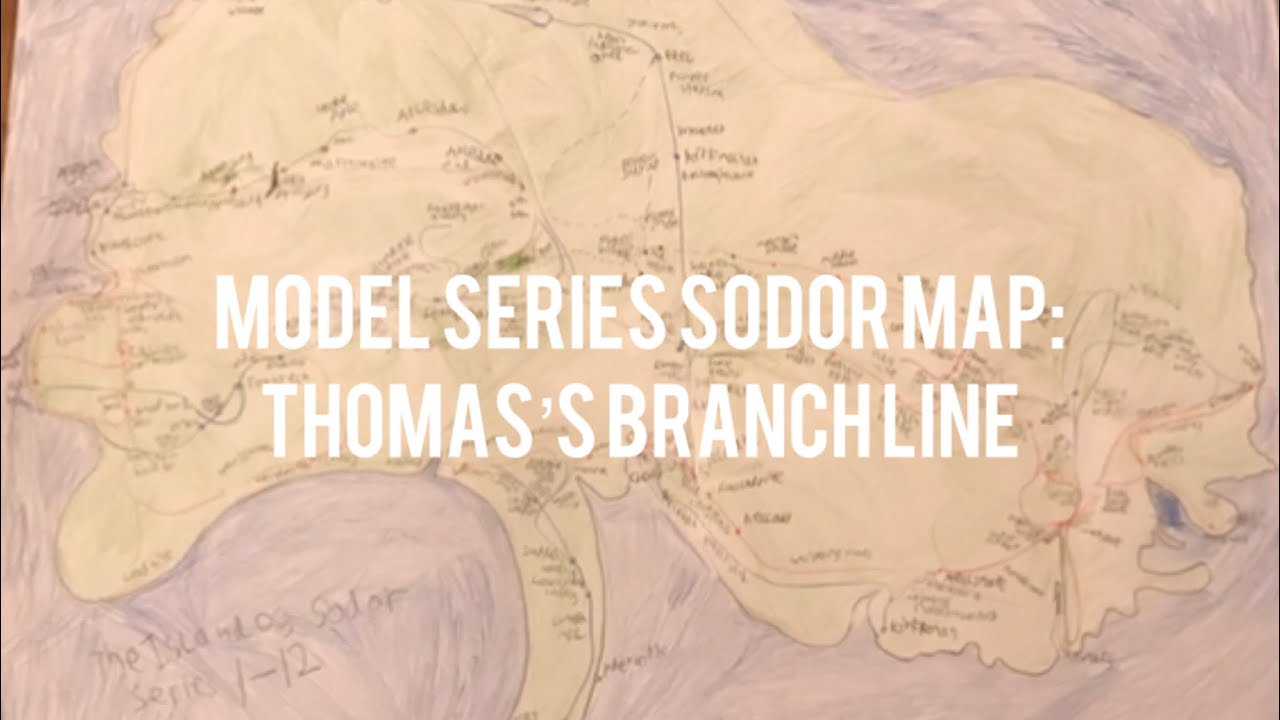 Model series Sodor map: Thomas’s branch line - YouTube