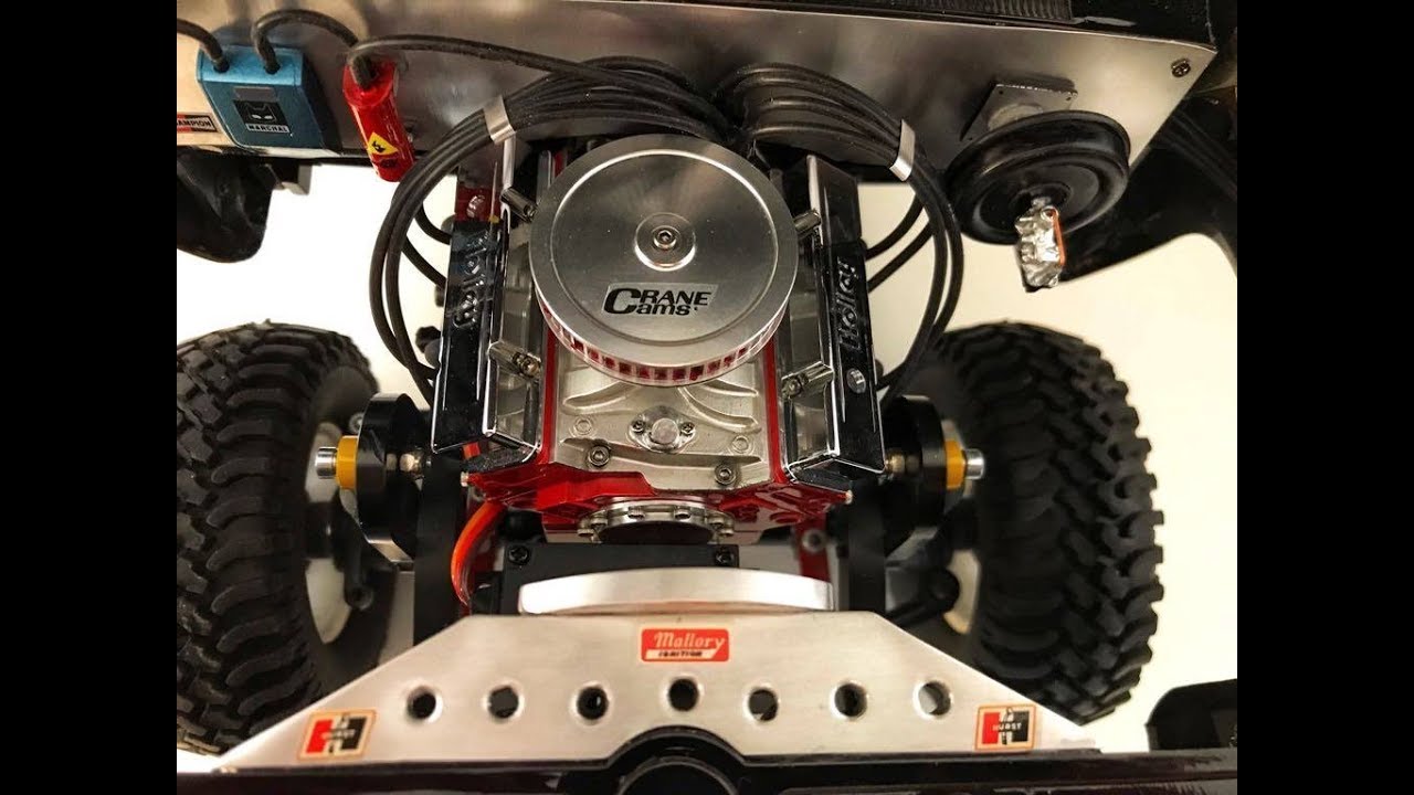 RC4WD Chevy Blazer engine Compartment - YouTube