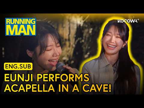 Jeong Eunji Gives an Enchanting Performance in a Cave! | Running Man EP816 | KOCOWA+