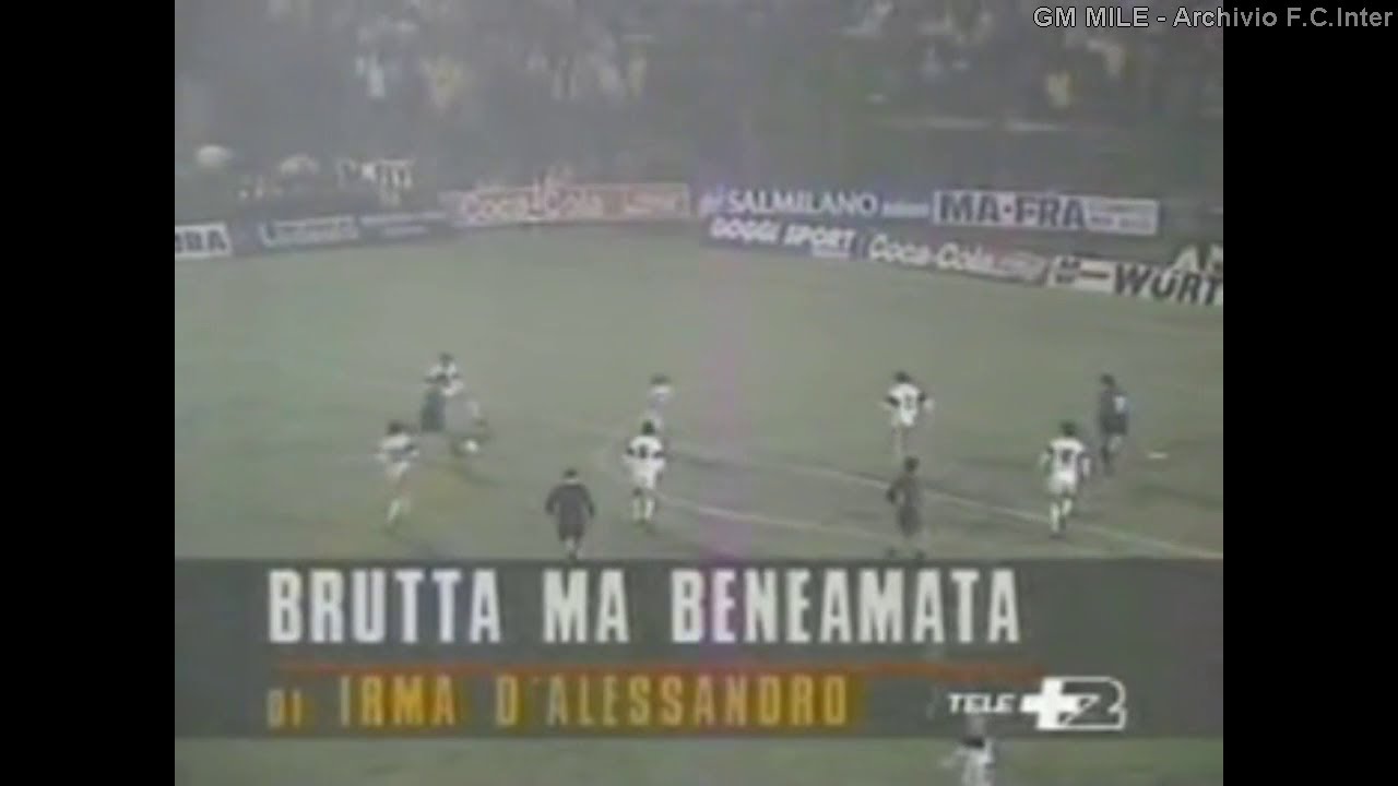 1990-91 (4' And Coppa UEFA - 06-03-1991) Atalanta-INTER 0-0 Servizio ...