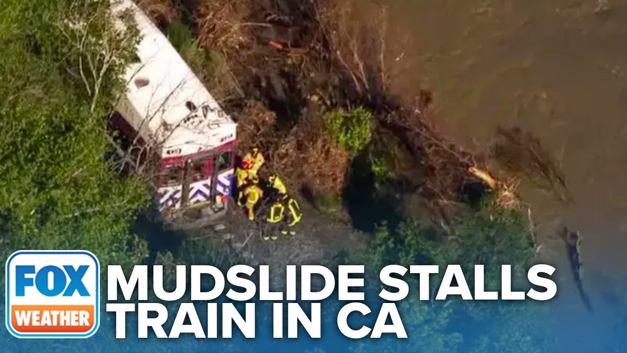 Mudslide Stalls Train In California, Passengers Forced To Evacuate ...