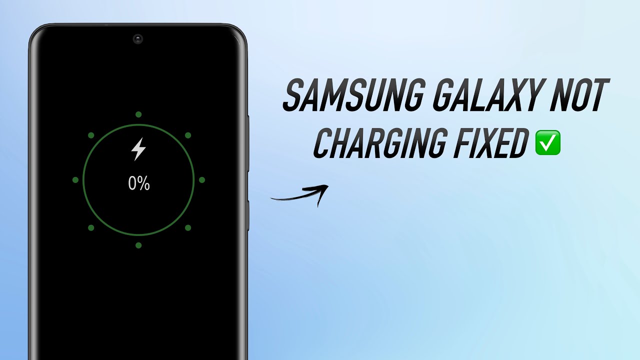 Samsung Galaxy Not Charging 3 Minute Fix - YouTube