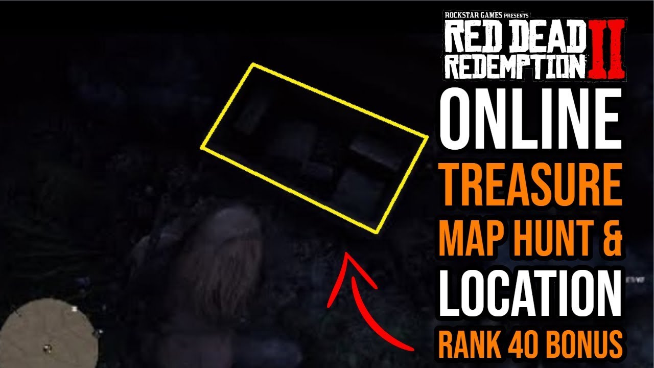 Red Dead Redemption 2 ONLINE Treasure Map Hunt Location (Rank 40 bonus ...