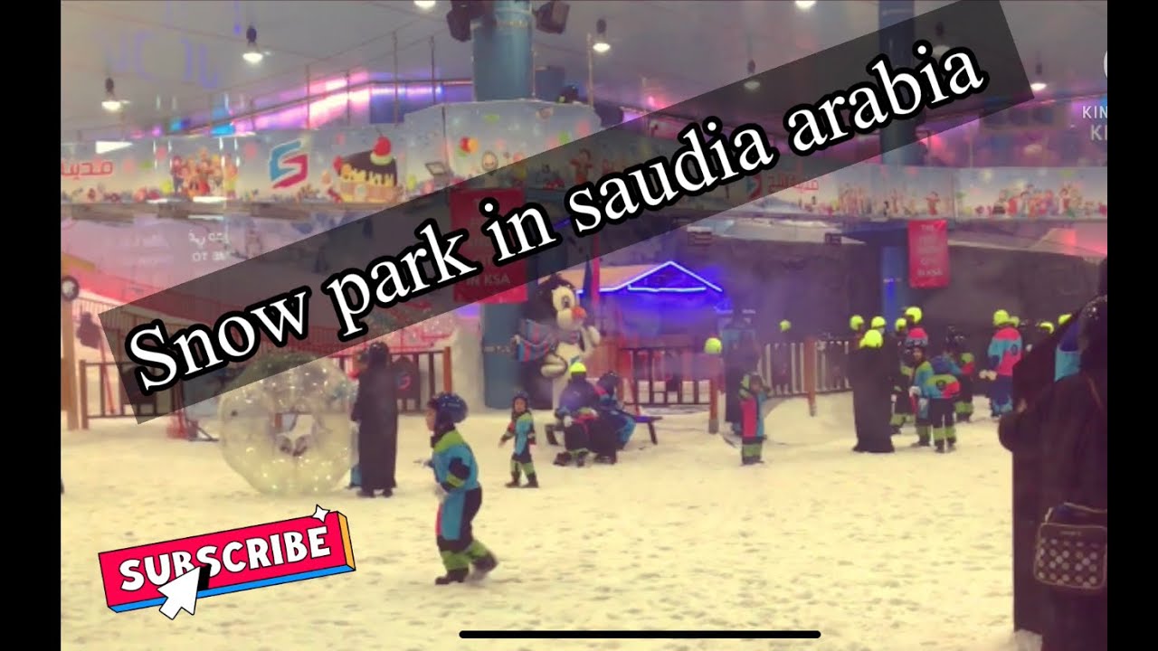 Snow park in saudi arabia /othaim mall riyadh/ sara fawad vlogs/ - YouTube