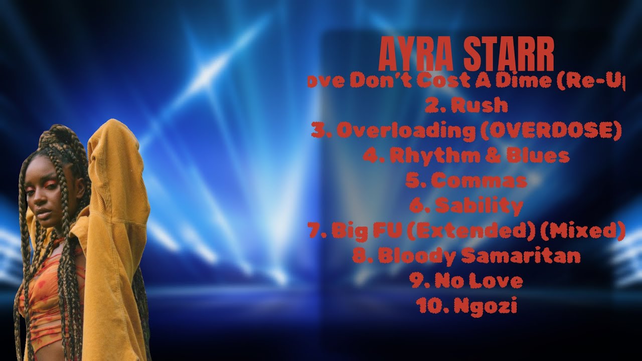 Ayra Starr-Year's standout music hits-Leading Hits Playlist ...