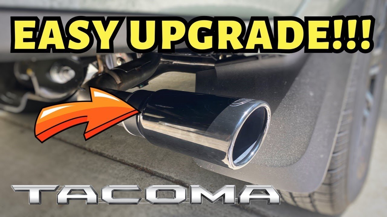 Toyota Tacoma OEM Exhaust Tip Upgrade 2016 2023 YouTube