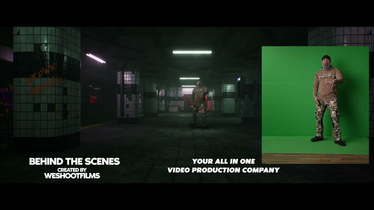Unreal Engine music video Green Screen (Before and After) - YouTube