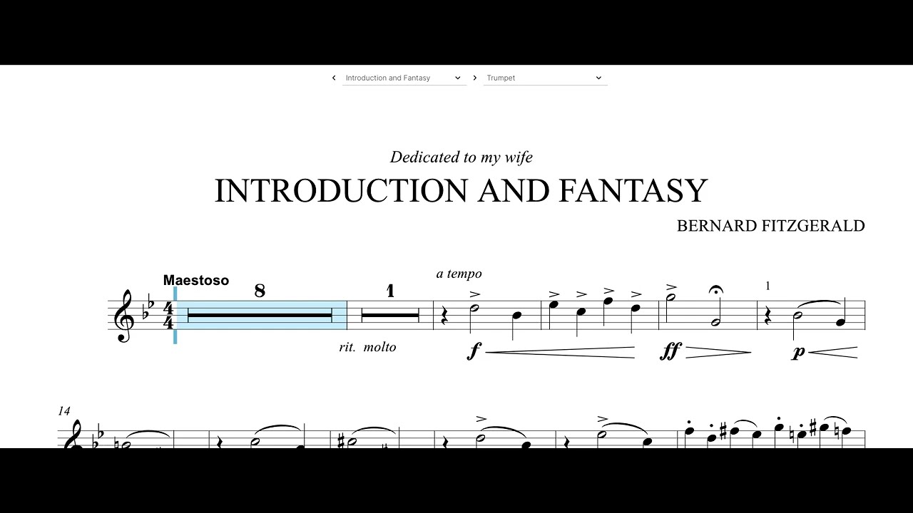 Introduction and Fantasy - Trumpet & Piano - YouTube