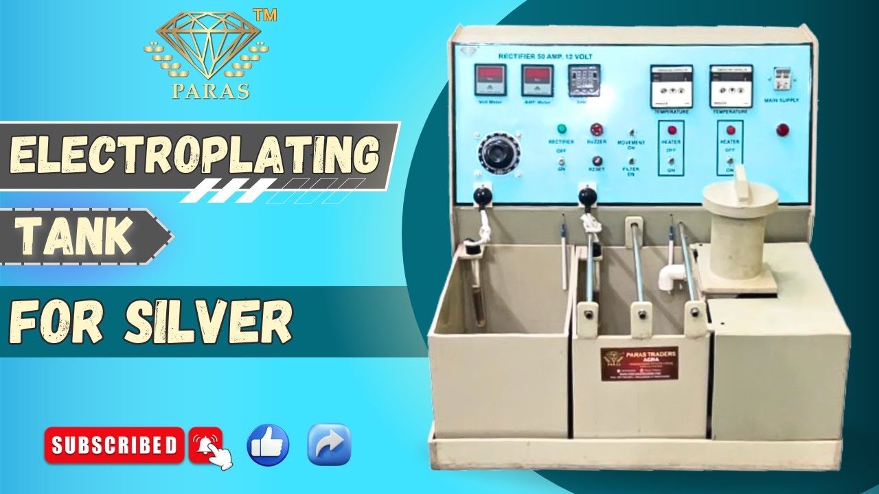 Automatic Electroplating Tank For Gold | Silver jewellery - YouTube