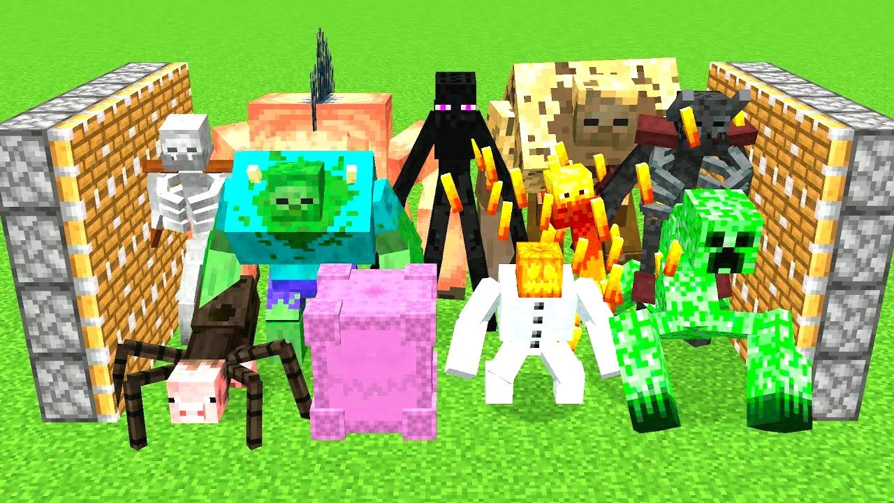 all mutants mobs combined = ? / minecraft - YouTube