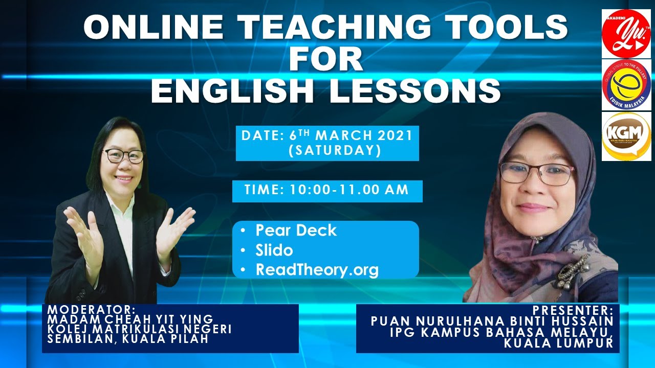 ONLINE TEACHING TOOLS FOR ENGLISH LESSONS WORKSHOP - YouTube