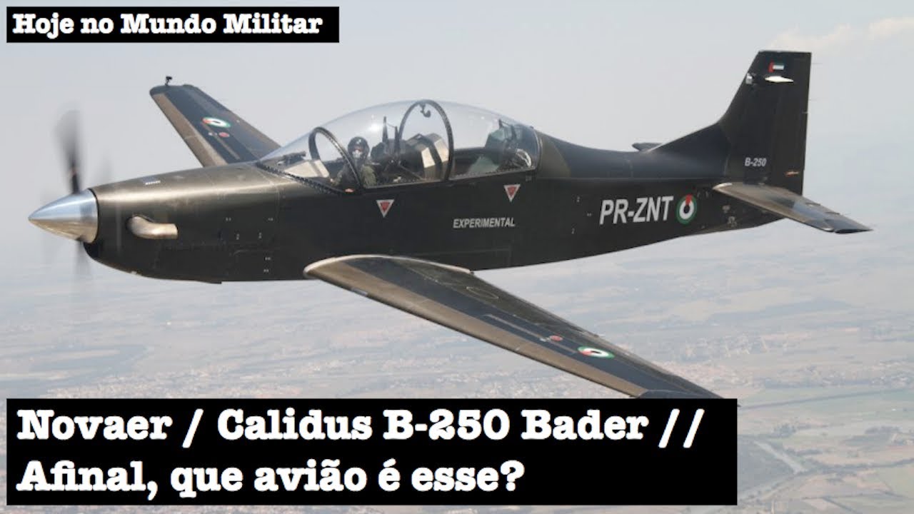 Novaer/Calidus B-250 Bader, afinal, que avião é esse? - YouTube