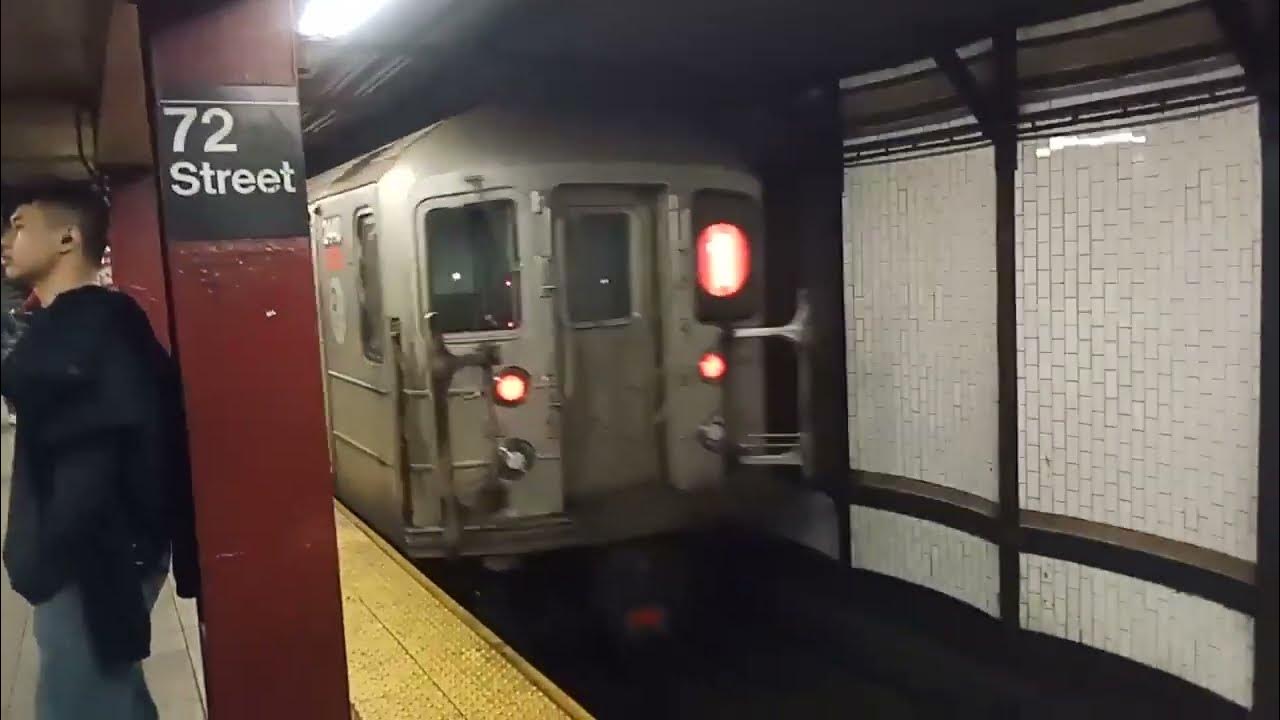 IRT 7th Avenue Line: 1, 2 and 3 Trains at 72nd Street (R62, R62A, R142) - YouTube