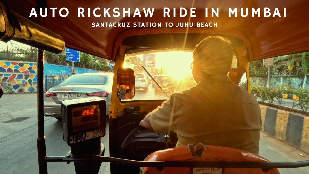 Auto rickshaw ride in Mumbai | Afternoon Ride in Mumbai | Santacruz to ...