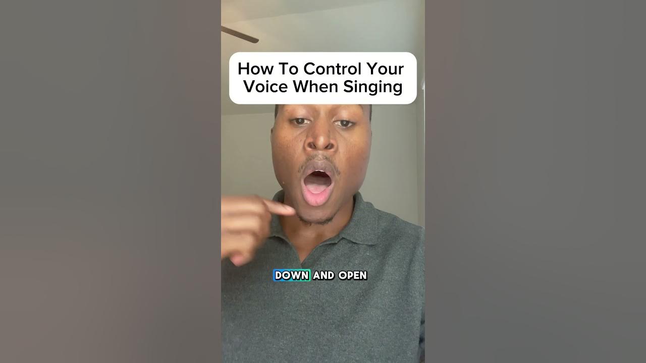 How To Control Your Voice When Singing - YouTube
