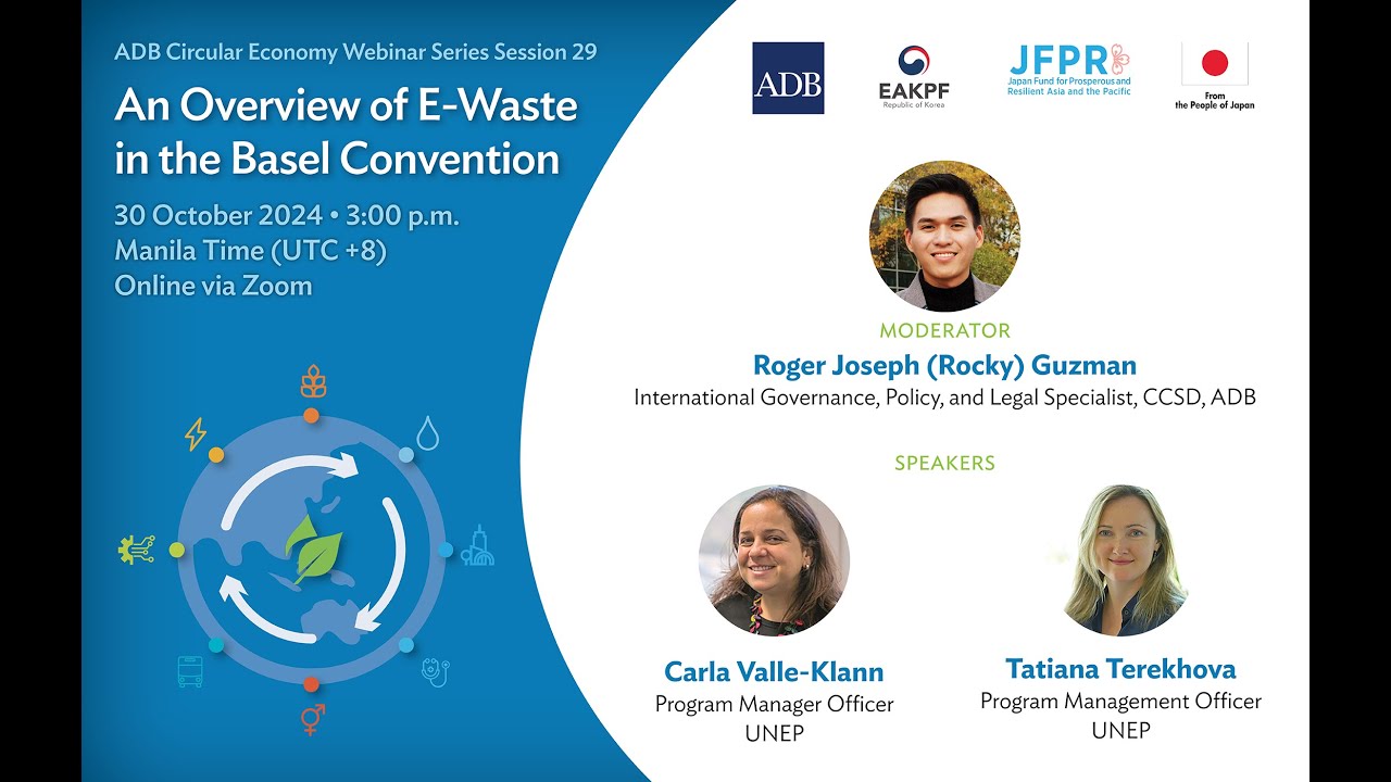 An Overview of E-Waste in the Basel Convention (Circular Economy ...