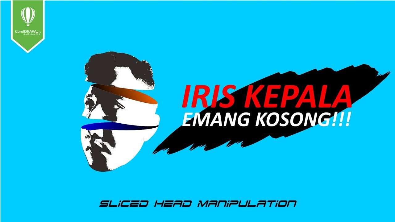 SLICED HEAD MANIPULATION | CorelDRAW X7 - YouTube