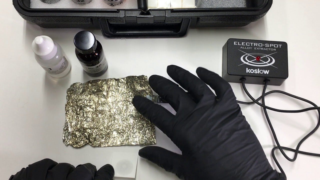 Metal Finishing Lab (1598) Test for Tin Demonstration - YouTube