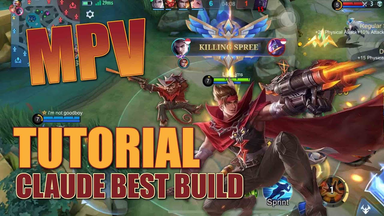Claude Best Build 2023 - Tutorial Claude fast farming - Mobile Legends ...