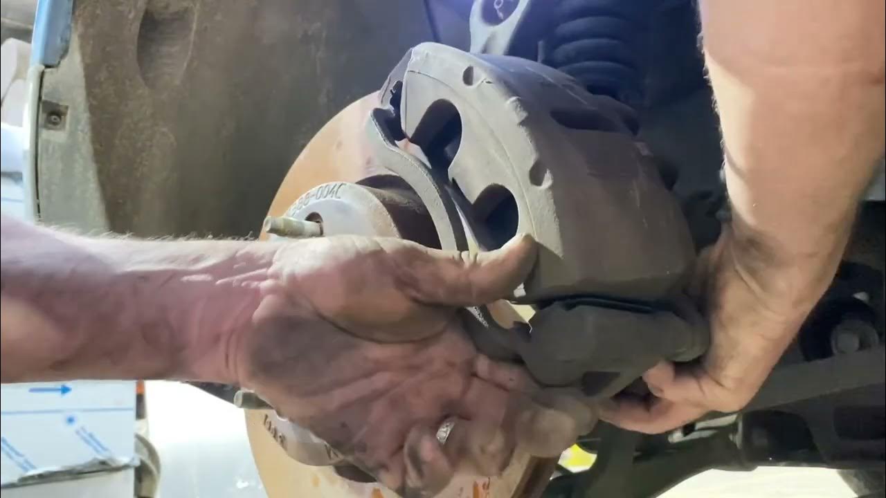 How to change front brake pads and rotors- Ford Territory (or AU,BA,BF,FG Falcon) - YouTube