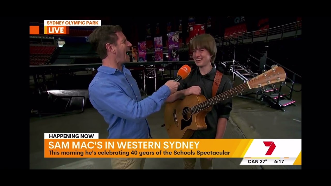 Sunrise interview with Sam Mac 30/10/23 for Schools Spectacular! - YouTube