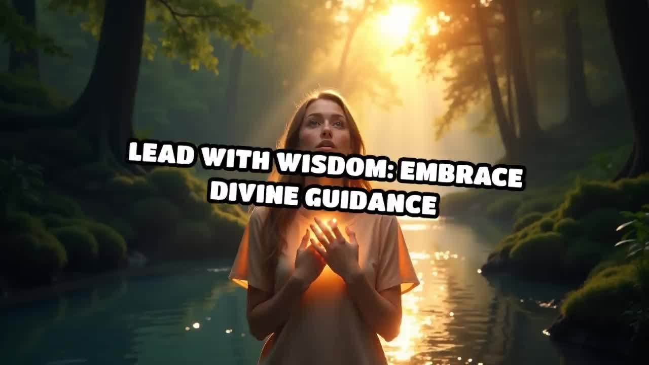 Lead with Wisdom: Embrace Divine Guidance - YouTube