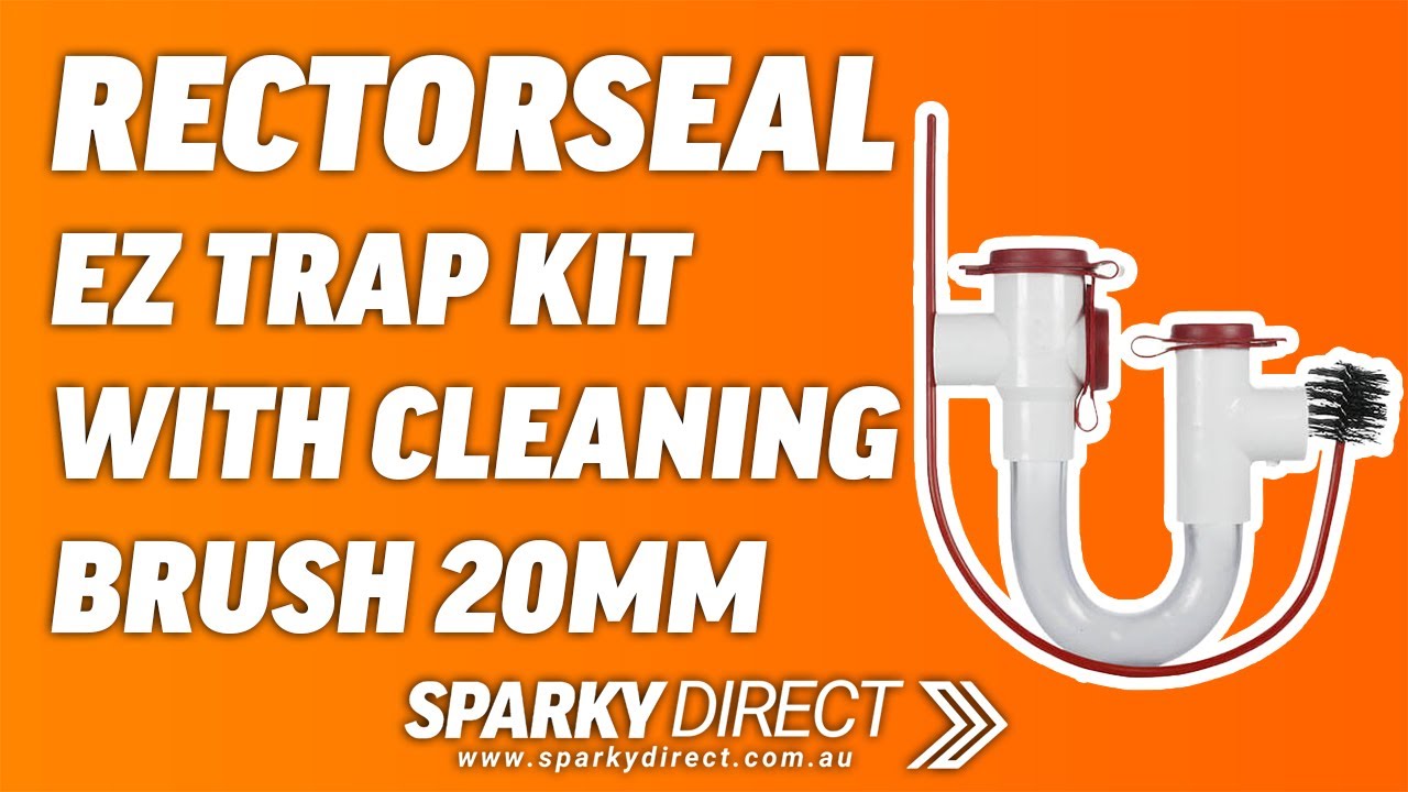 RectorSeal EZT113B | EZ Trap Kit with Cleaning Brush 20mm | Transparent ...