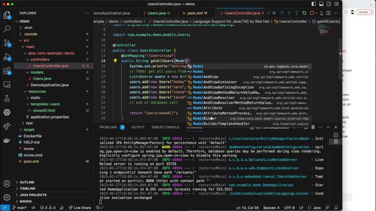 Templating with Spring and Thymeleaf - YouTube